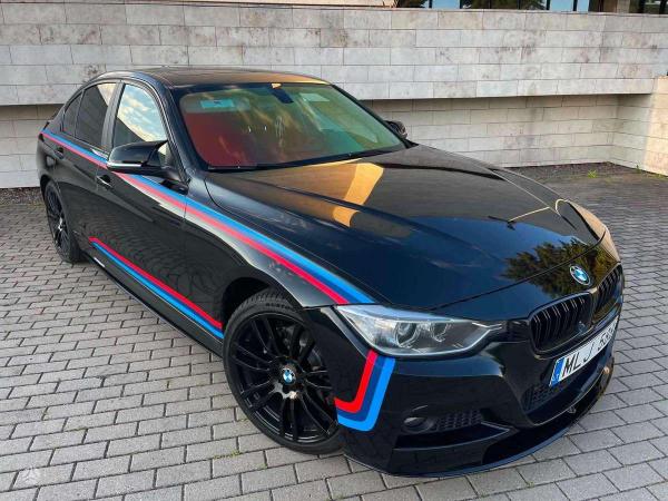 Black BMW 328 2013 in Vilnius, with an engine capacity of 2.00 L and mileage of 282 thousand km for 10350 €, photo 8 on AUTOMOTO.COM.LV