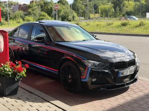 Black BMW 328 2013 in Vilnius, with an engine capacity of 2.00 L and mileage of 285 thousand km for 10350 €, photo  on AUTOMOTO.COM.LV