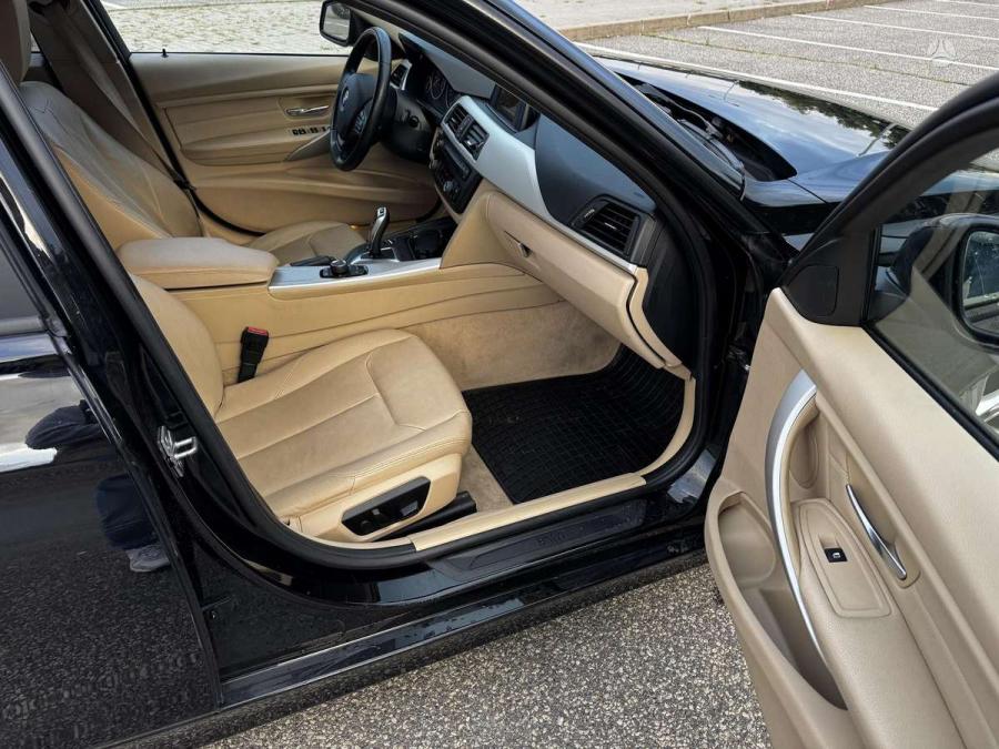 Black BMW 328 2013 in Vilnius, with an engine capacity of 2.00 L and mileage of 118 thousand km for 7600 €, photo 15 on AUTOMOTO.COM.LV