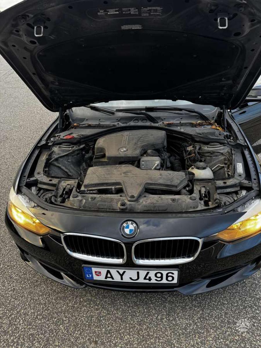 Black BMW 328 2013 in Vilnius, with an engine capacity of 2.00 L and mileage of 118 thousand km for 7600 €, photo 18 on AUTOMOTO.COM.LV