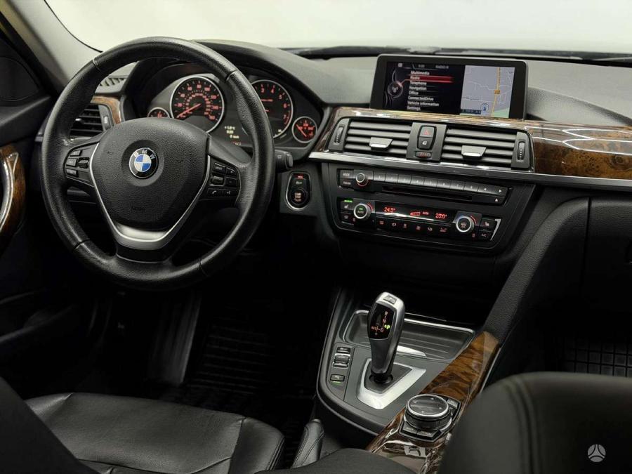 Black BMW 328 2014 in Vilnius, with an engine capacity of 2.00 L and mileage of 182 thousand km for 12490 €, photo 16 on AUTOMOTO.COM.LV
