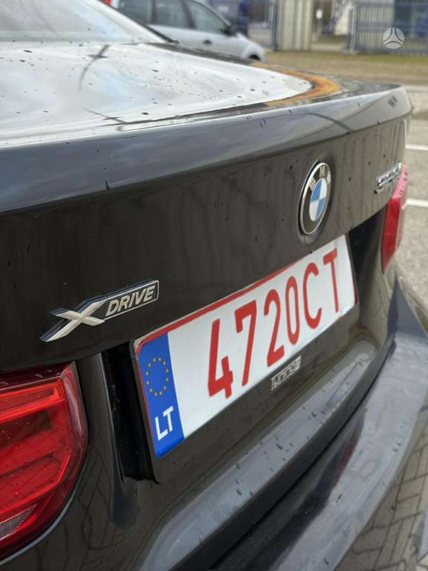 Black BMW 328 2014 in Vilnius, with an engine capacity of 2.00 L and mileage of 165 thousand km for 9400 €, photo 9 on AUTOMOTO.COM.LV