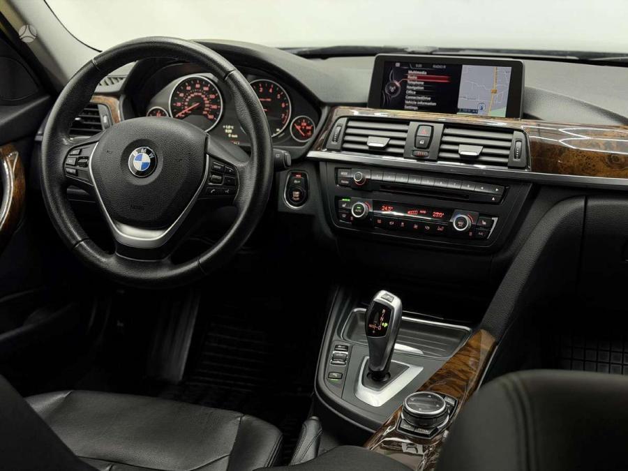 Black BMW 328 2014 in Vilnius, with an engine capacity of 2.00 L and mileage of 182 thousand km for 11990 €, photo 16 on AUTOMOTO.COM.LV
