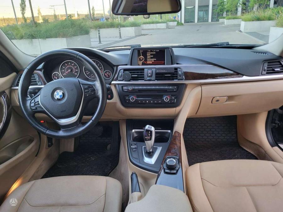 Black BMW 328 2014 in Vilnius, with an engine capacity of 2.00 L and mileage of 319 thousand km for 8900 €, photo 7 on AUTOMOTO.COM.LV