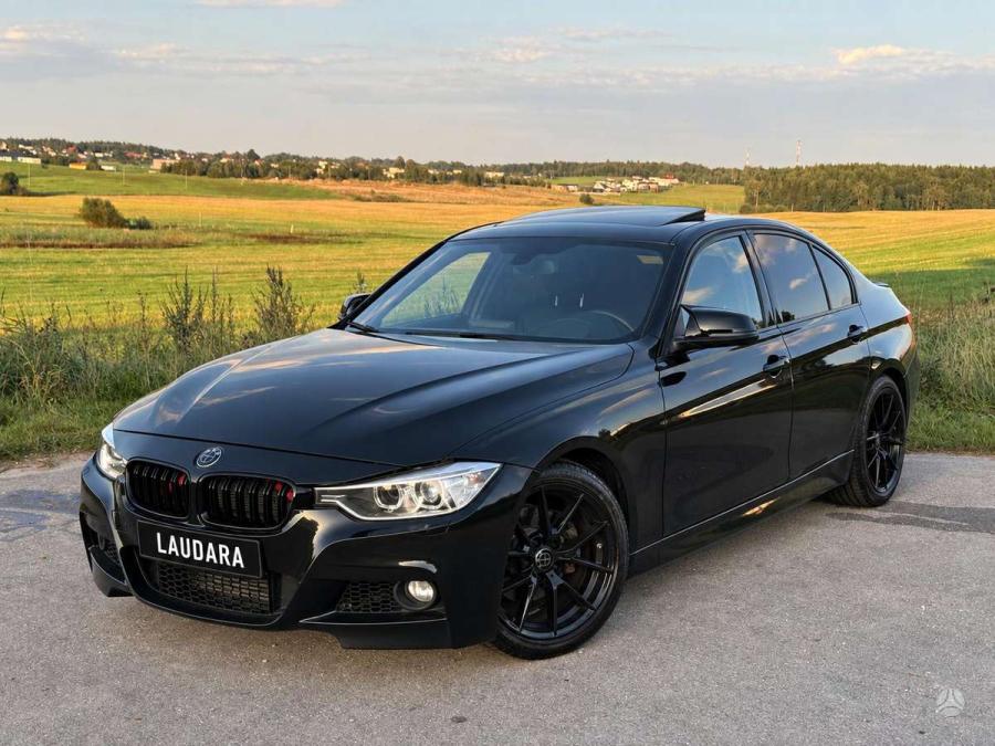 Black BMW 328 2014 in Vilnius, with an engine capacity of 2.00 L and mileage of 222 thousand km for 11700 €, photo 1 on AUTOMOTO.COM.LV
