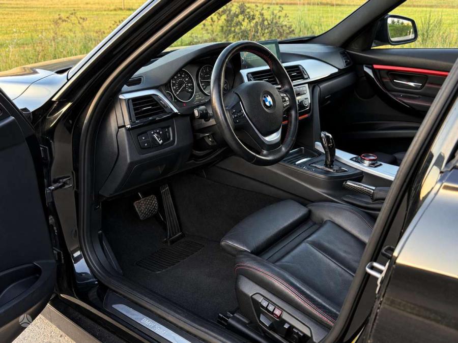 Black BMW 328 2014 in Vilnius, with an engine capacity of 2.00 L and mileage of 222 thousand km for 11700 €, photo 19 on AUTOMOTO.COM.LV