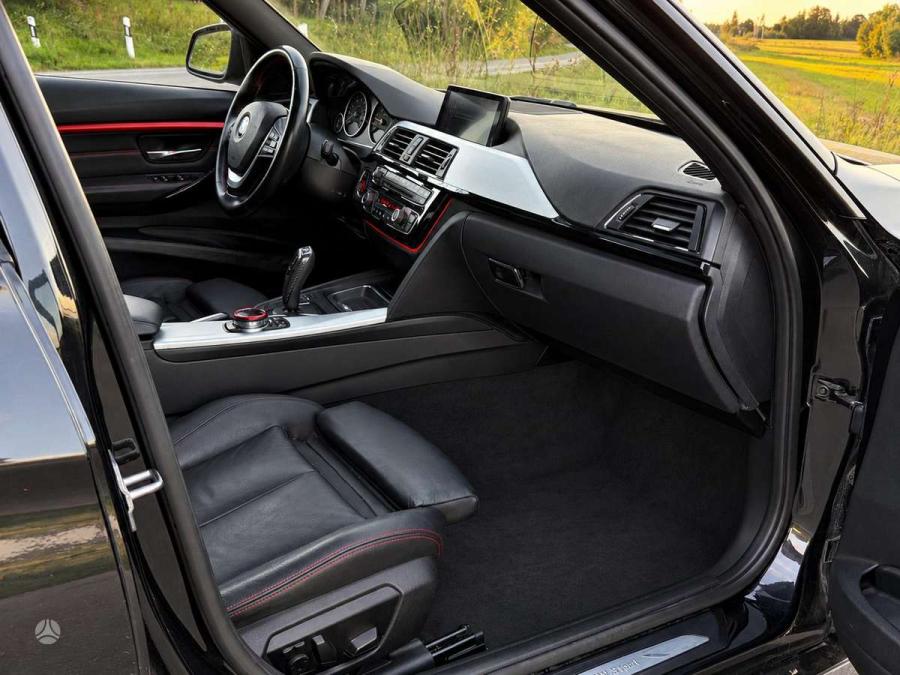 Black BMW 328 2014 in Vilnius, with an engine capacity of 2.00 L and mileage of 222 thousand km for 11700 €, photo 23 on AUTOMOTO.COM.LV