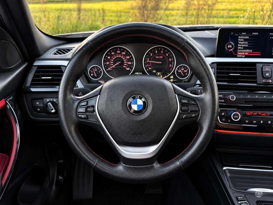 Black BMW 328 2014 in Vilnius, with an engine capacity of 2.00 L and mileage of 222 thousand km for 11700 €, photo 27 on AUTOMOTO.COM.LV