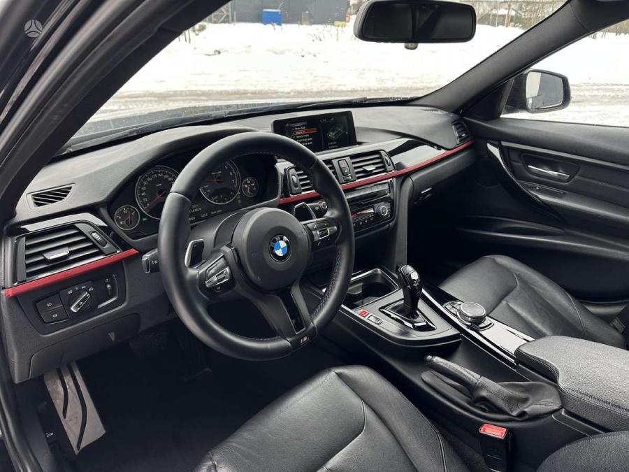 Black BMW 328 2015 in Vilnius, with an engine capacity of 2.00 L and mileage of 228 thousand km for 12300 €, photo 16 on AUTOMOTO.COM.LV