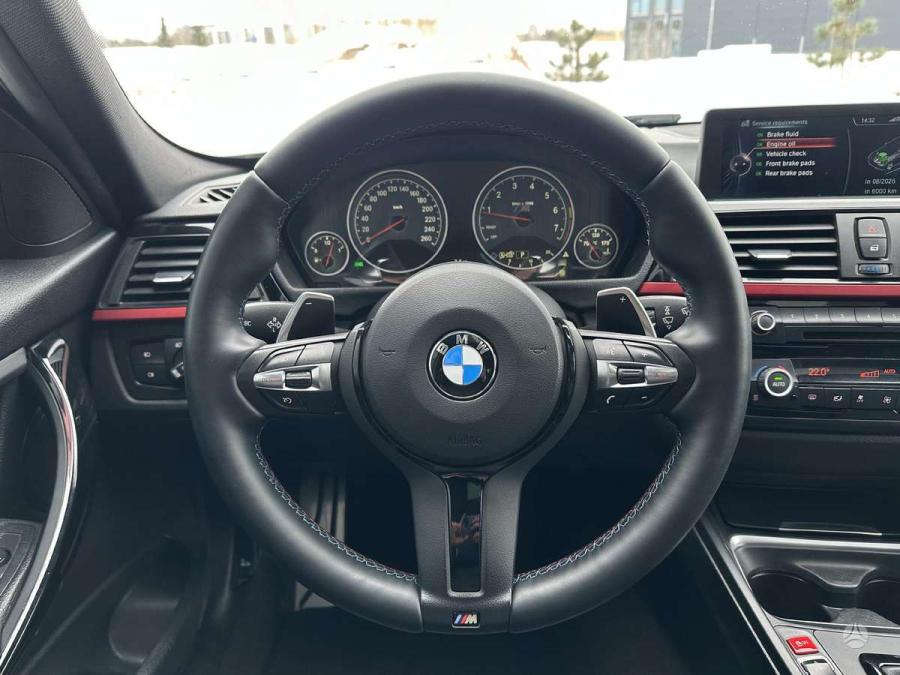 Black BMW 328 2015 in Vilnius, with an engine capacity of 2.00 L and mileage of 228 thousand km for 12300 €, photo 21 on AUTOMOTO.COM.LV