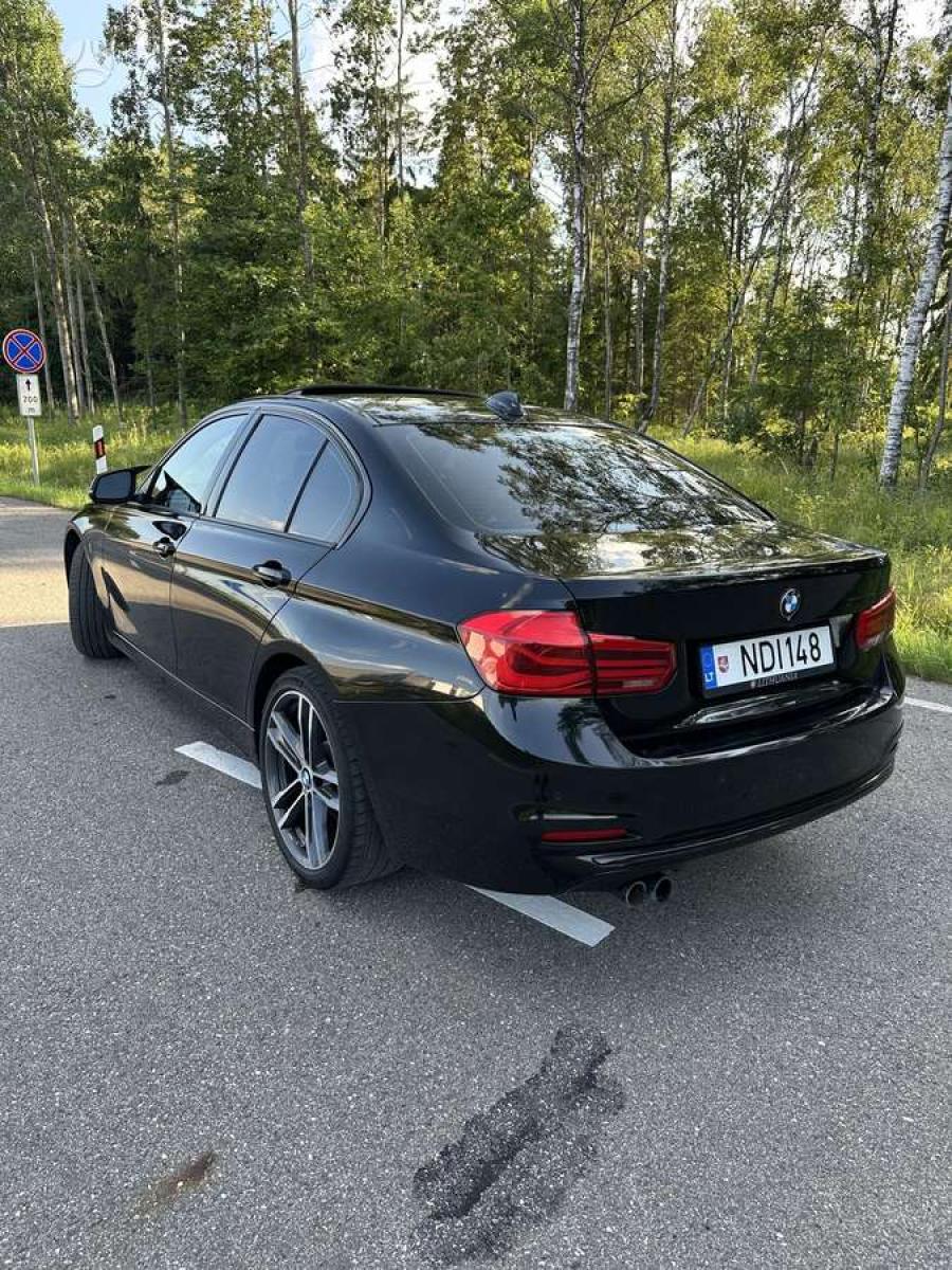 Black BMW 328 2016 in Kaunas, with an engine capacity of 2.00 L and mileage of 190 thousand km for 11799 €, photo 5 on AUTOMOTO.COM.LV