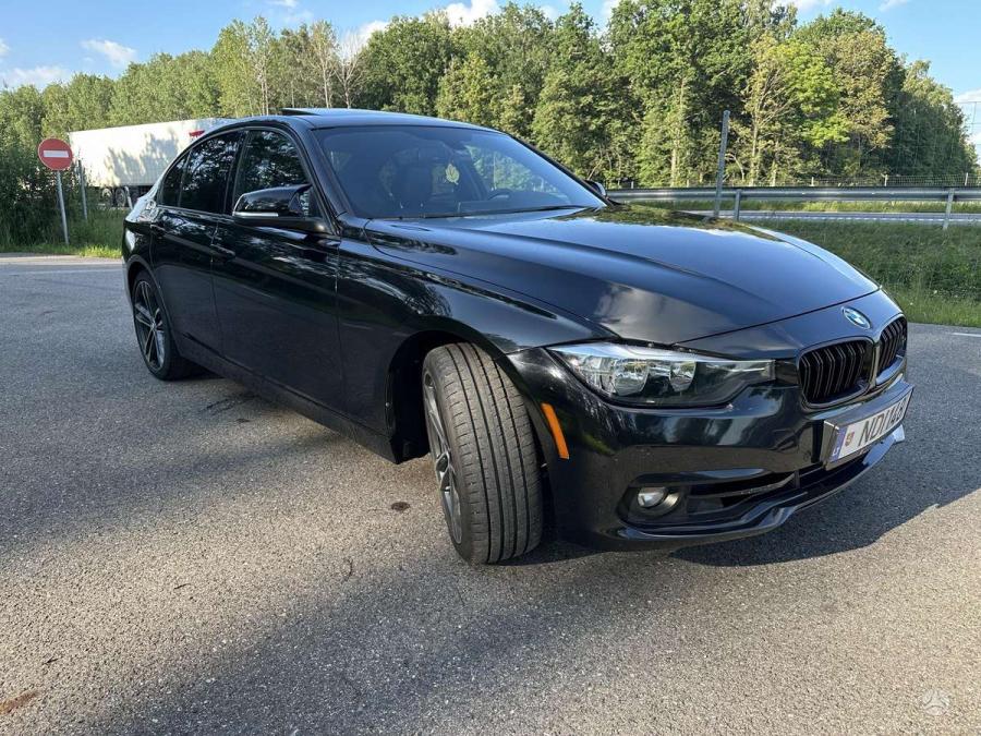 Black BMW 328 2016 in Kaunas, with an engine capacity of 2.00 L and mileage of 190 thousand km for 11799 €, photo 7 on AUTOMOTO.COM.LV