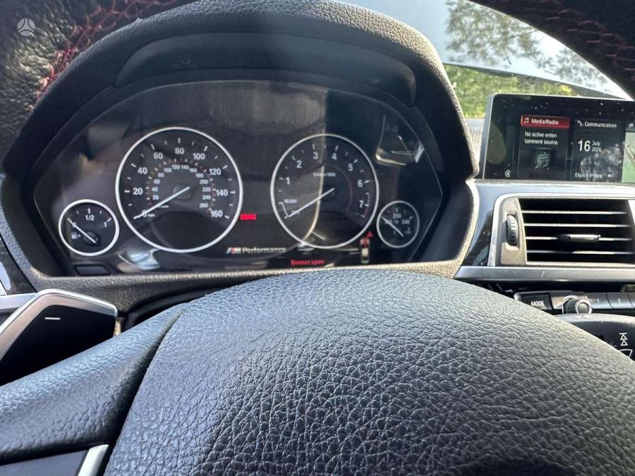 Black BMW 328 2016 in Kaunas, with an engine capacity of 2.00 L and mileage of 190 thousand km for 11799 €, photo 9 on AUTOMOTO.COM.LV