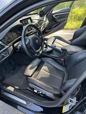 Black BMW 328 2016 in Kaunas, with an engine capacity of 2.00 L and mileage of 190 thousand km for 11799 €, photo 12 on AUTOMOTO.COM.LV