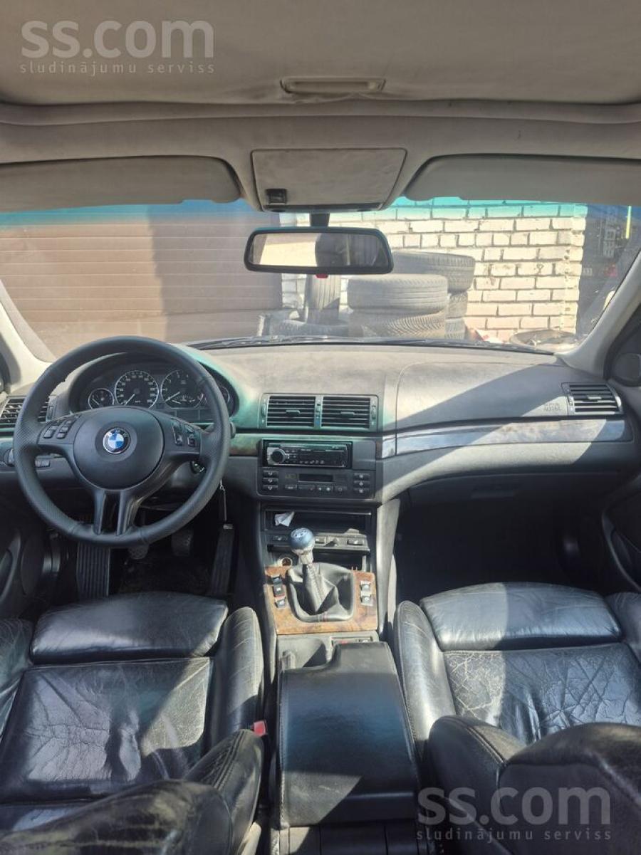 Blue BMW 328 1998 in Talsi, with an engine capacity of 2.80 L and mileage of 454 thousand km for 2600 €, photo 8 on AUTOMOTO.COM.LV