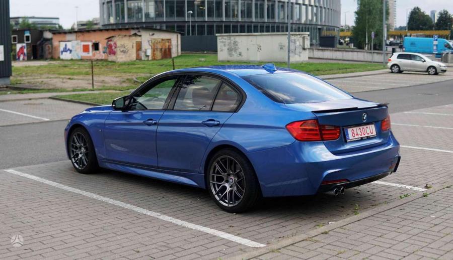 Blue BMW 328 2013 in Vilnius, with an engine capacity of 2.00 L and mileage of 180 thousand km for 11600 €, photo 6 on AUTOMOTO.COM.LV