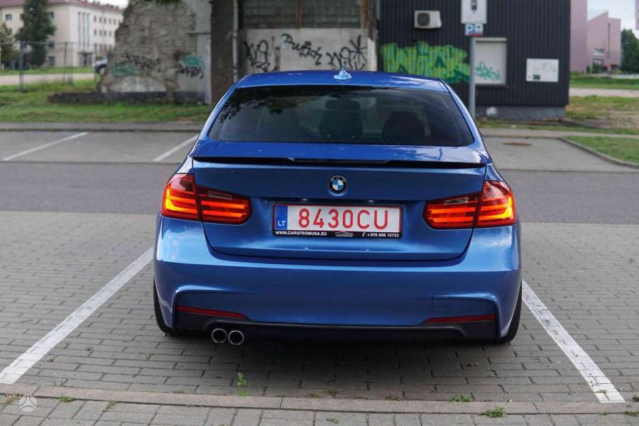 Blue BMW 328 2013 in Vilnius, with an engine capacity of 2.00 L and mileage of 180 thousand km for 11600 €, photo 7 on AUTOMOTO.COM.LV