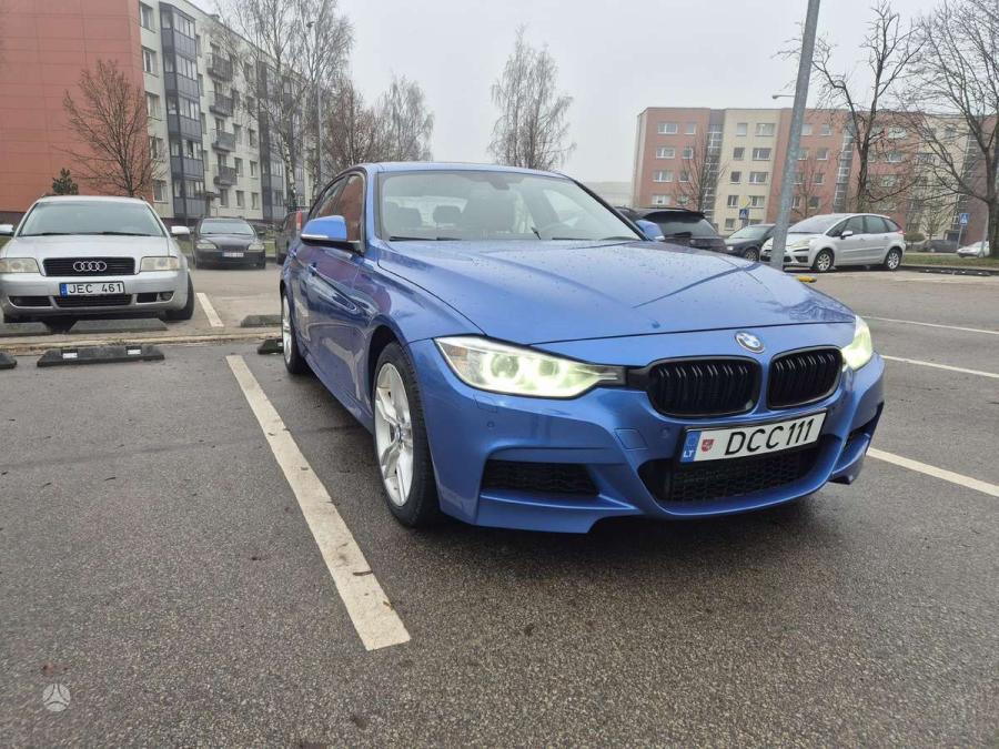 Blue BMW 328 2014 in Telschi, with an engine capacity of 2.00 L and mileage of 179 thousand km for 11700 €, photo 3 on AUTOMOTO.COM.LV