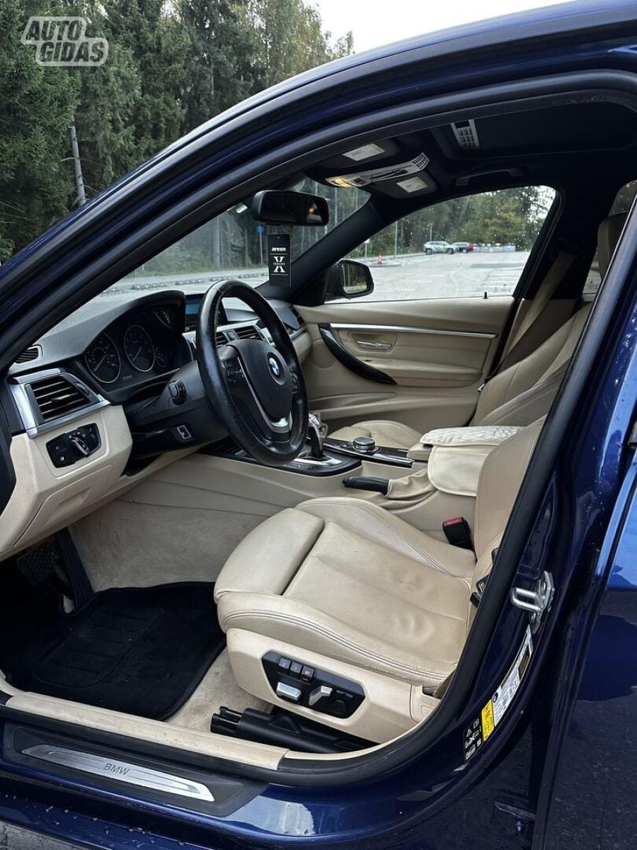 Blue BMW 328 2016 in Klaipeda, with an engine capacity of 2.00 L and mileage of 244 thousand km for 10400 €, photo 10 on AUTOMOTO.COM.LV