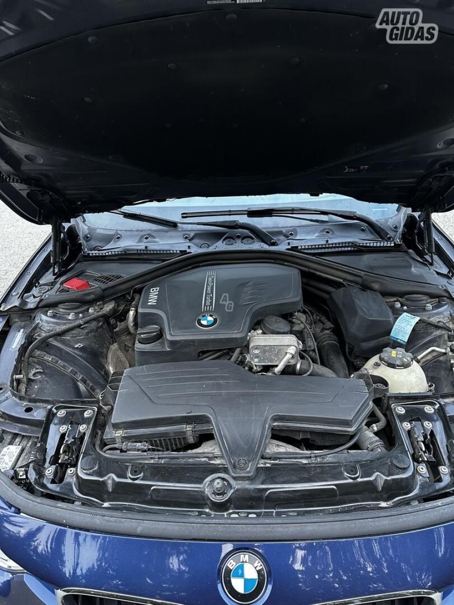 Blue BMW 328 2016 in Klaipeda, with an engine capacity of 2.00 L and mileage of 244 thousand km for 10400 €, photo 14 on AUTOMOTO.COM.LV