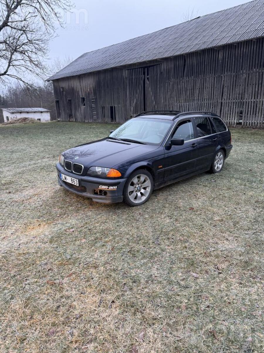 Blue BMW 328 1999 in Valka, with an engine capacity of 2.80 L and mileage of 411 thousand km for 3500 €, photo 4 on AUTOMOTO.COM.LV