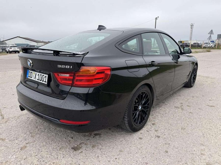 Black BMW 328 Gran Turismo 2014 in Vilnius, with an engine capacity of 2.00 L and mileage of 289 thousand km for 9300 €, photo 6 on AUTOMOTO.COM.LV