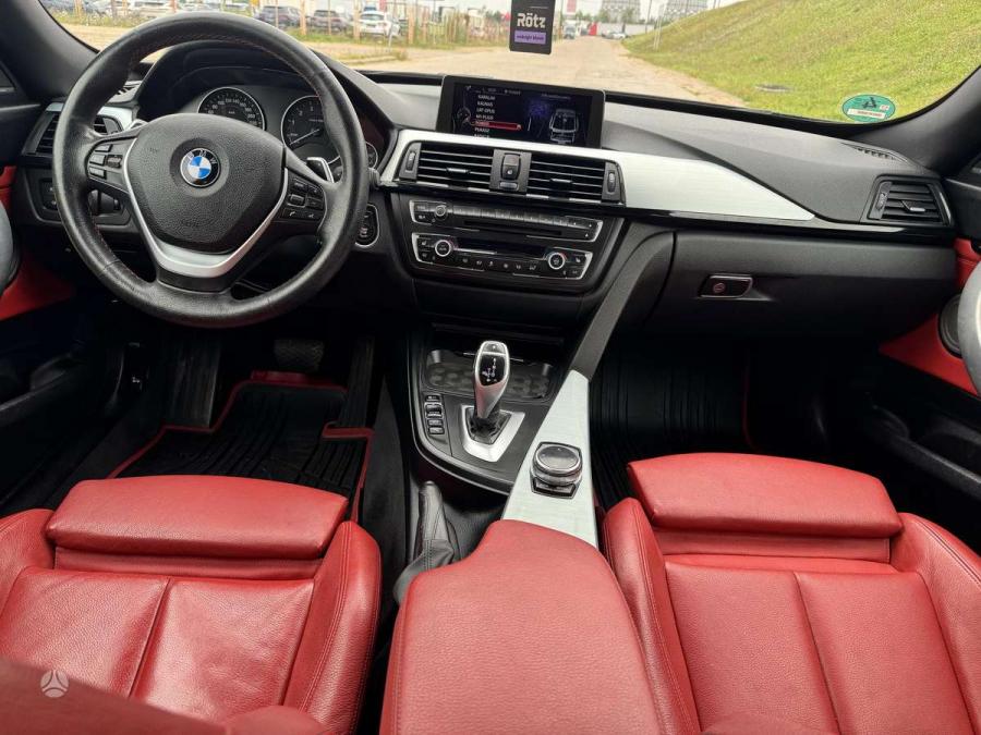 Black BMW 328 Gran Turismo 2014 in Vilnius, with an engine capacity of 2.00 L and mileage of 289 thousand km for 9300 €, photo 12 on AUTOMOTO.COM.LV