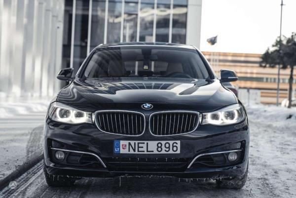 Black BMW 328 Gran Turismo 2014 in Vilnius, with an engine capacity of 2.00 L and mileage of 157 thousand km for 11900 €, photo 2 on AUTOMOTO.COM.LV