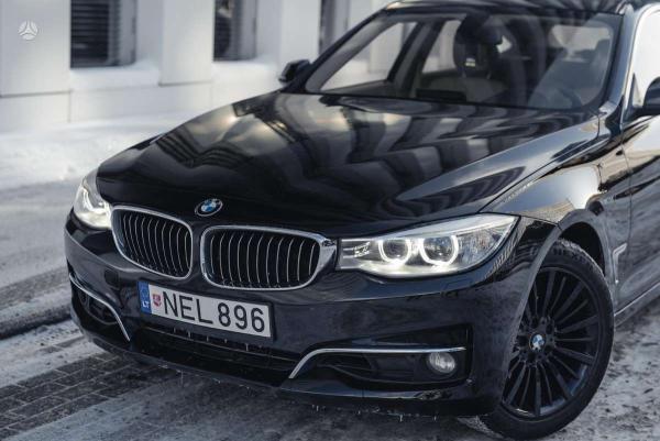 Black BMW 328 Gran Turismo 2014 in Vilnius, with an engine capacity of 2.00 L and mileage of 157 thousand km for 11900 €, photo 5 on AUTOMOTO.COM.LV