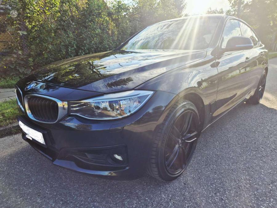 Black BMW 328 Gran Turismo 2014 in Vilnius, with an engine capacity of 2.00 L and mileage of 167 thousand km for 11900 €, photo 1 on AUTOMOTO.COM.LV