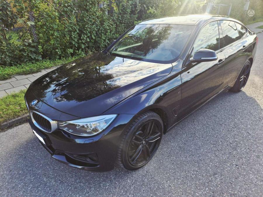 Black BMW 328 Gran Turismo 2014 in Vilnius, with an engine capacity of 2.00 L and mileage of 167 thousand km for 11900 €, photo 3 on AUTOMOTO.COM.LV