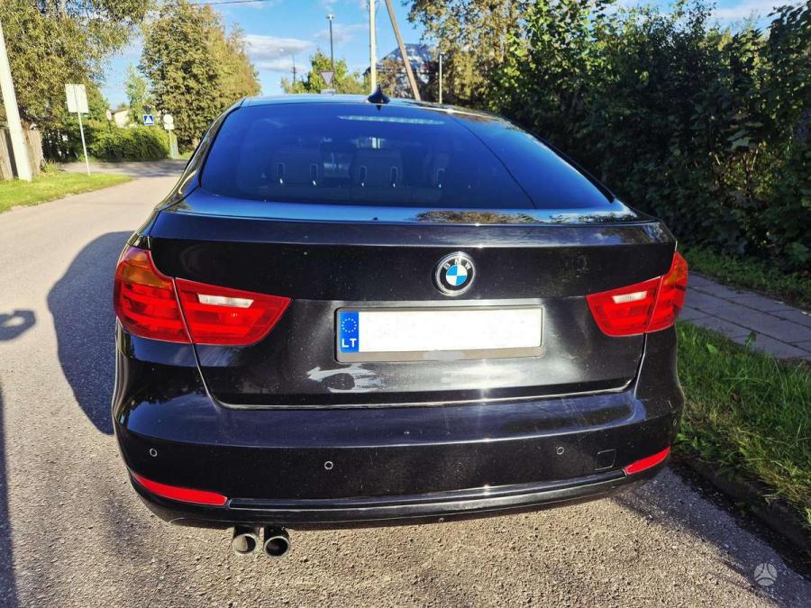 Black BMW 328 Gran Turismo 2014 in Vilnius, with an engine capacity of 2.00 L and mileage of 167 thousand km for 11900 €, photo 8 on AUTOMOTO.COM.LV