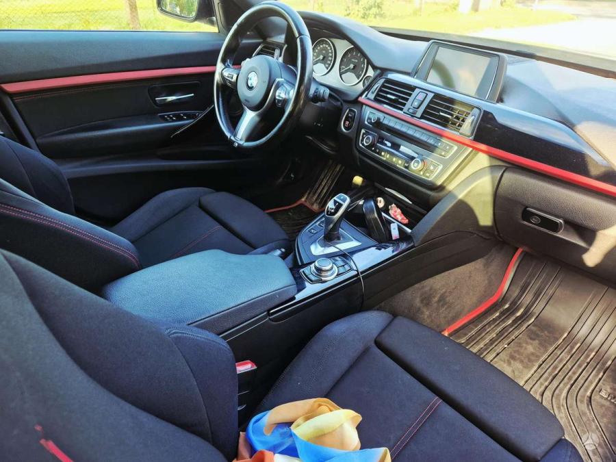 Black BMW 328 Gran Turismo 2014 in Vilnius, with an engine capacity of 2.00 L and mileage of 167 thousand km for 11900 €, photo 14 on AUTOMOTO.COM.LV