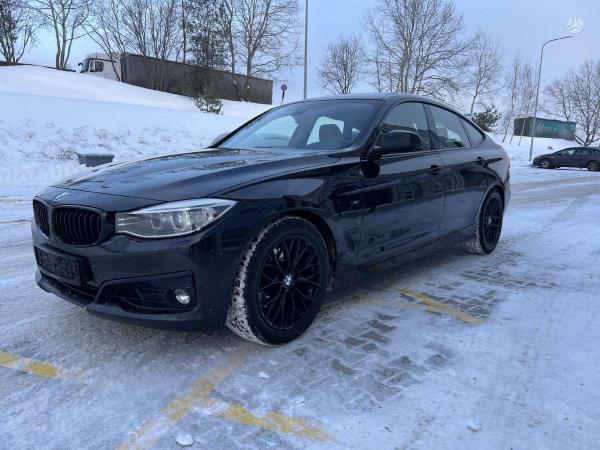 Black BMW 328 Gran Turismo 2014 in Vilnius, with an engine capacity of 2.00 L and mileage of 279 thousand km for 9600 €, photo 1 on AUTOMOTO.COM.LV