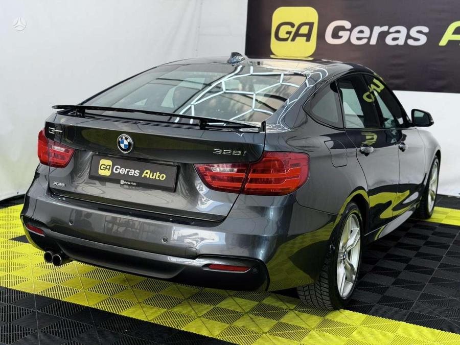 Pelēks BMW 328 Gran Turismo 2016 Viļņa, ar dzinēja tilpumu 2.00 L un nobraukumu 246 tūkst. km par 9690 €, foto 7 vietnē AUTOMOTO.COM.LV