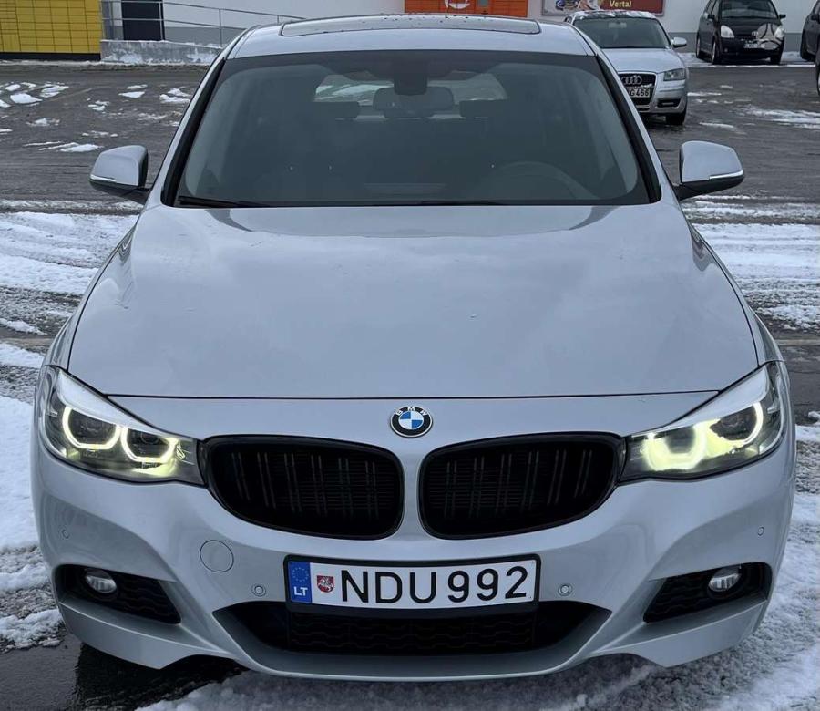 Grey BMW 328 Gran Turismo 2015 in Kaunas, with an engine capacity of 1.99 L and mileage of 173 thousand km for 13499 €, photo 2 on AUTOMOTO.COM.LV