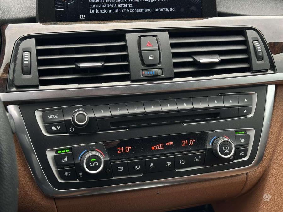 White BMW 328 Gran Turismo 2015 in Utena, with an engine capacity of 2.00 L and mileage of 176 thousand km for 7200 €, photo 19 on AUTOMOTO.COM.LV