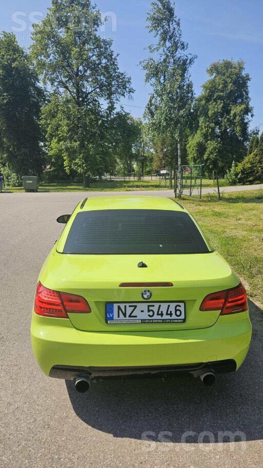 Zaļš BMW 328 2009 Jēkabpils, ar dzinēja tilpumu 3.00 L un nobraukumu 316 tūkst. km par 9500 €, foto 4 vietnē AUTOMOTO.COM.LV