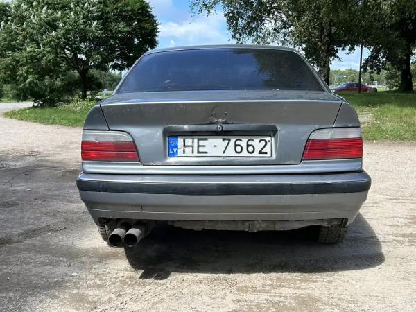 Grey BMW 328 1995 in Grobiņa, with an engine capacity of 2.80 L and mileage of 248 thousand km for 2995 €, photo 6 on AUTOMOTO.COM.LV