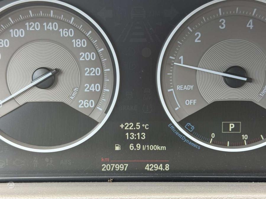 Grey BMW 328 2013 in Vilnius, with an engine capacity of 2.00 L and mileage of 208 thousand km for 9900 €, photo 16 on AUTOMOTO.COM.LV