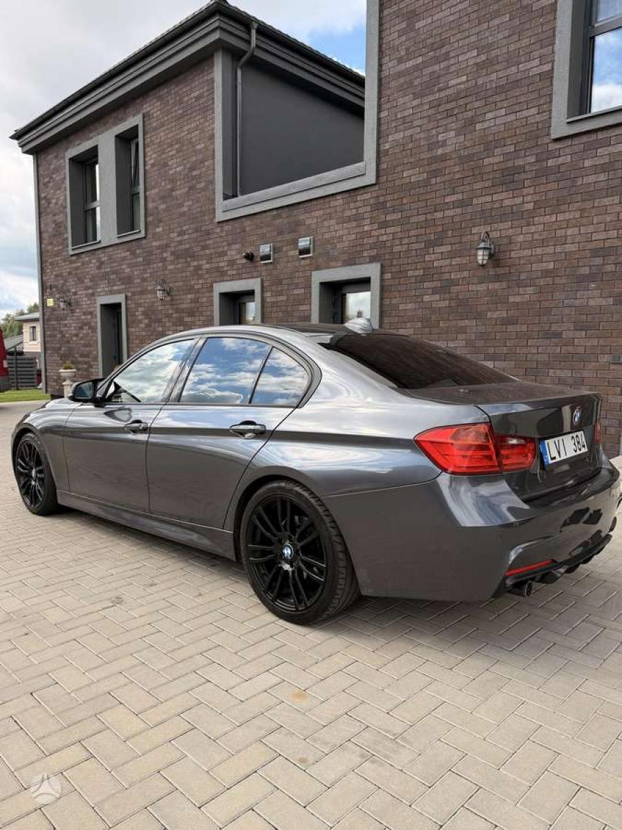 Grey BMW 328 2014 in Vilnius, with an engine capacity of 2.00 L and mileage of 193 thousand km for 11500 €, photo 3 on AUTOMOTO.COM.LV