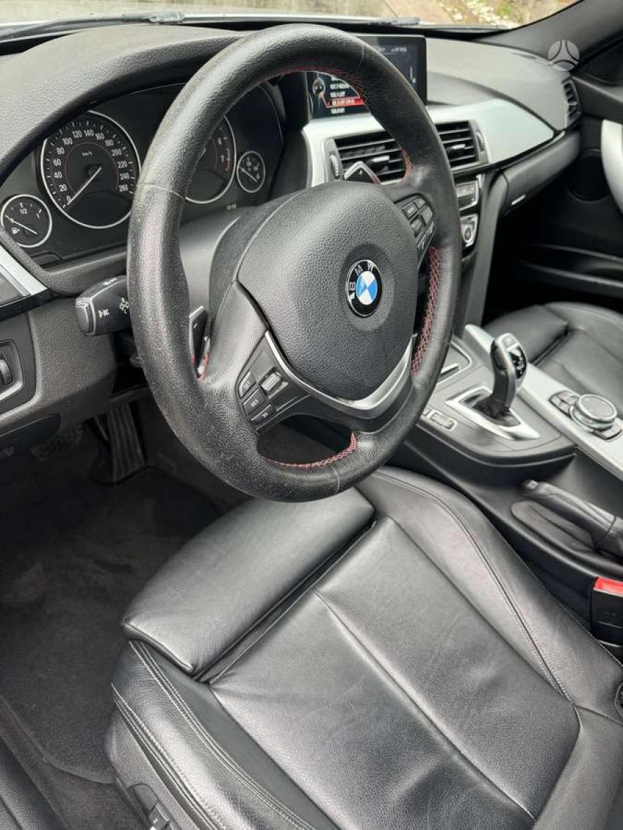 Grey BMW 328 2016 in Vilnius, with an engine capacity of 2.00 L and mileage of 214 thousand km for 9900 €, photo 19 on AUTOMOTO.COM.LV