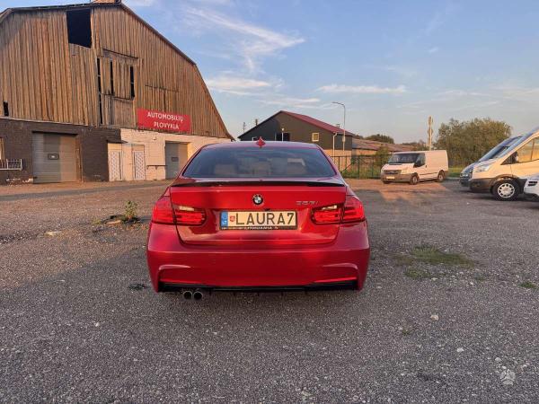 Red BMW 328 2015 in Kaunas, with an engine capacity of 2.00 L and mileage of 125 thousand km for 13500 €, photo 6 on AUTOMOTO.COM.LV