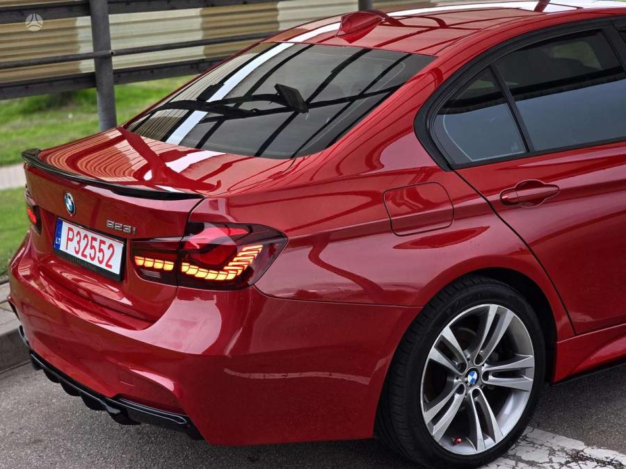 Red BMW 328 2016 in Radviliskis, with an engine capacity of 2.00 L and mileage of 195 thousand km for 12700 €, photo 13 on AUTOMOTO.COM.LV