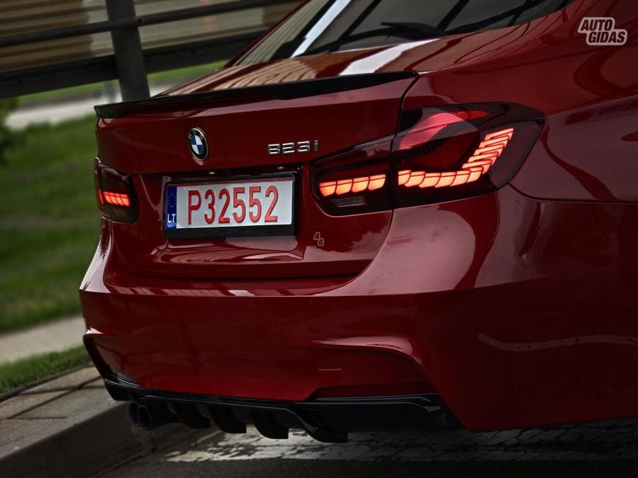 Red BMW 328 2016 in Siauliai, with an engine capacity of 2.00 L and mileage of 2 thousand km for 11900 €, photo 15 on AUTOMOTO.COM.LV