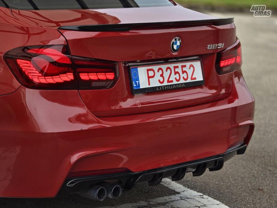 Red BMW 328 2016 in Siauliai, with an engine capacity of 2.00 L and mileage of 2 thousand km for 11900 €, photo 18 on AUTOMOTO.COM.LV