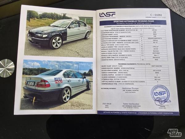 BMW 328 1998 in Siauliai, with an engine capacity of 3.00 L and mileage of 120 thousand km for 5800 €, photo 9 on AUTOMOTO.COM.LV