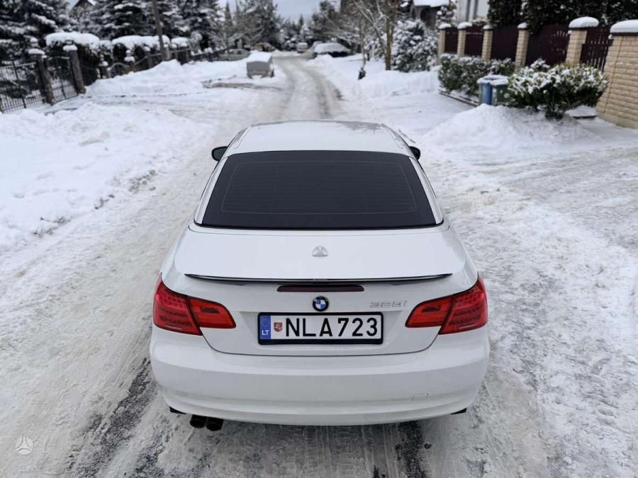 White BMW 328 2013 in Vilnius, with an engine capacity of 3.00 L and mileage of 170 thousand km for 8450 €, photo 7 on AUTOMOTO.COM.LV