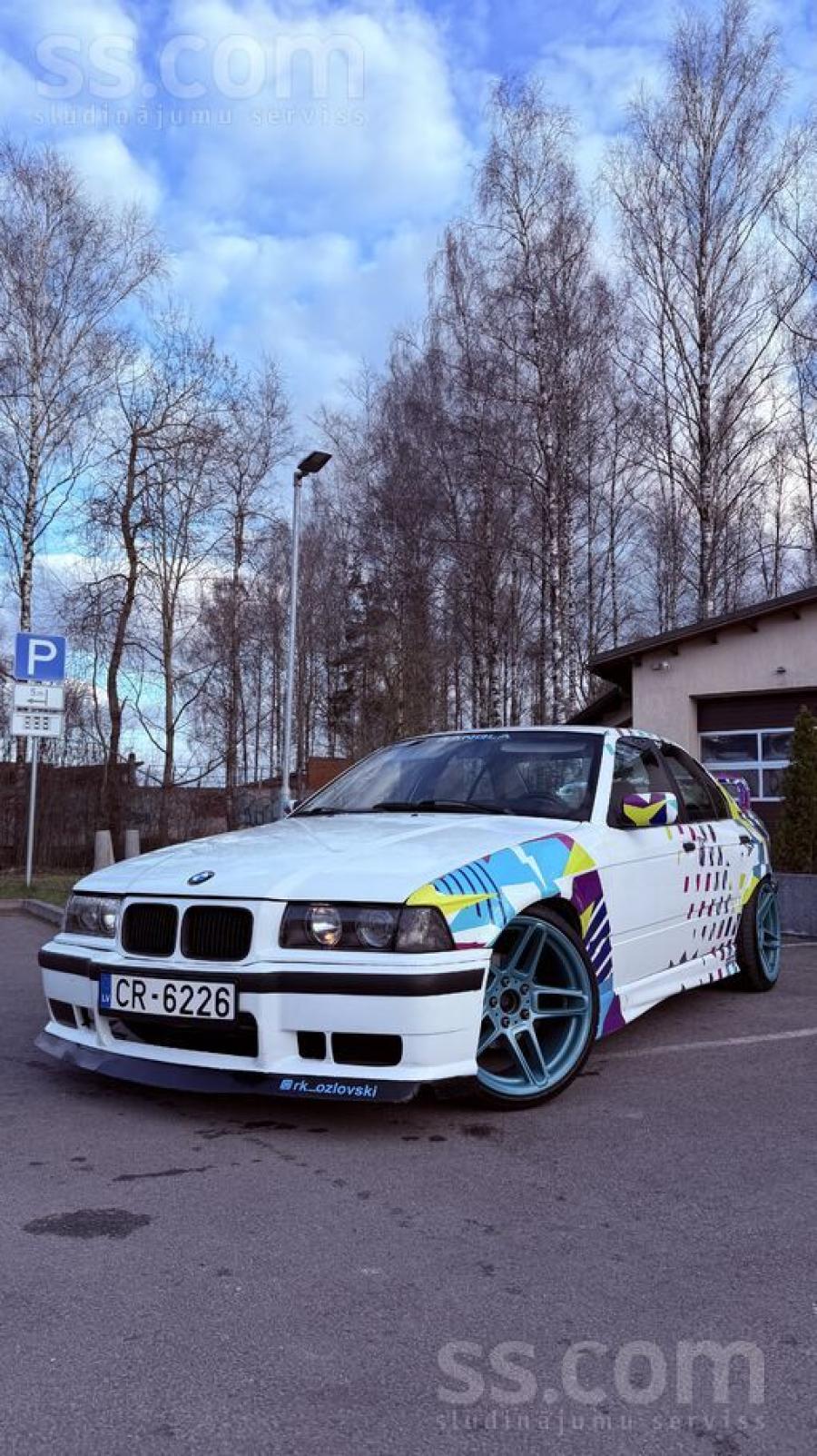 White BMW 328 1997 in Riga, with an engine capacity of 2.80 L and mileage of 200 thousand km for 7750 €, photo 1 on AUTOMOTO.COM.LV