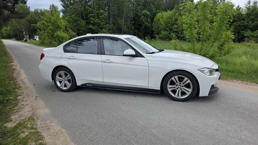 White BMW 328 2012 in Vilnius, with an engine capacity of 2.00 L and mileage of 208 thousand km for 8833 €, photo 7 on AUTOMOTO.COM.LV